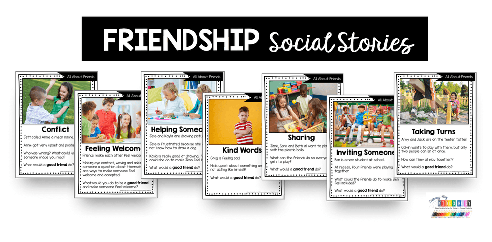 All About Friendship - FREE ACTIVITIES — Keeping My Kiddo Busy