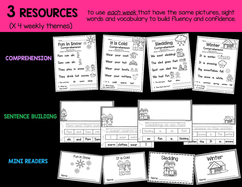 Reading and Writing in January - FREE COMPREHENSION ACTIVITY — Keeping ...