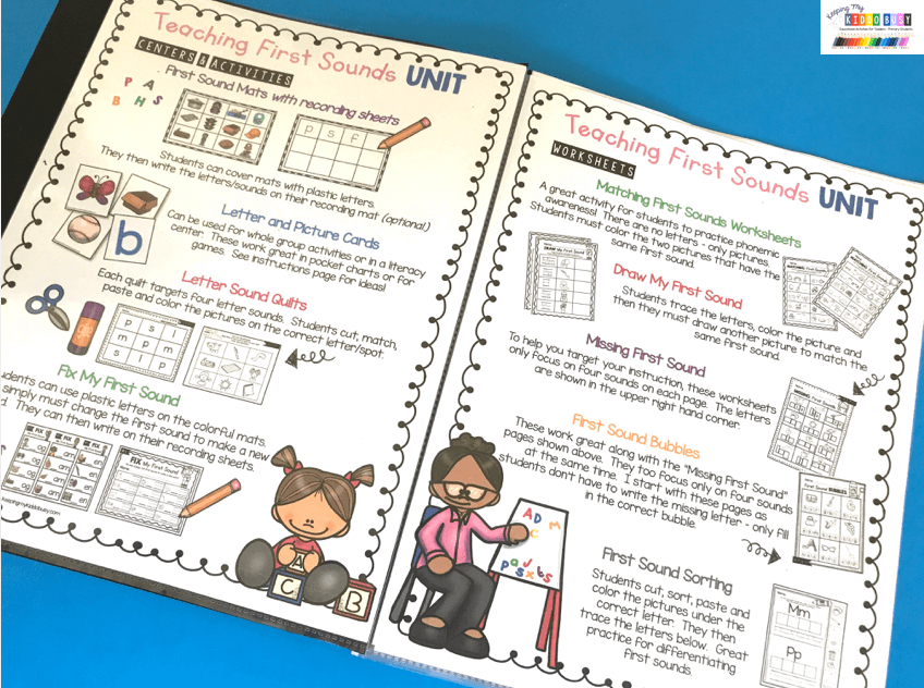Teaching First Sounds - Complete Unit with FREEBIES — Keeping My Kiddo Busy