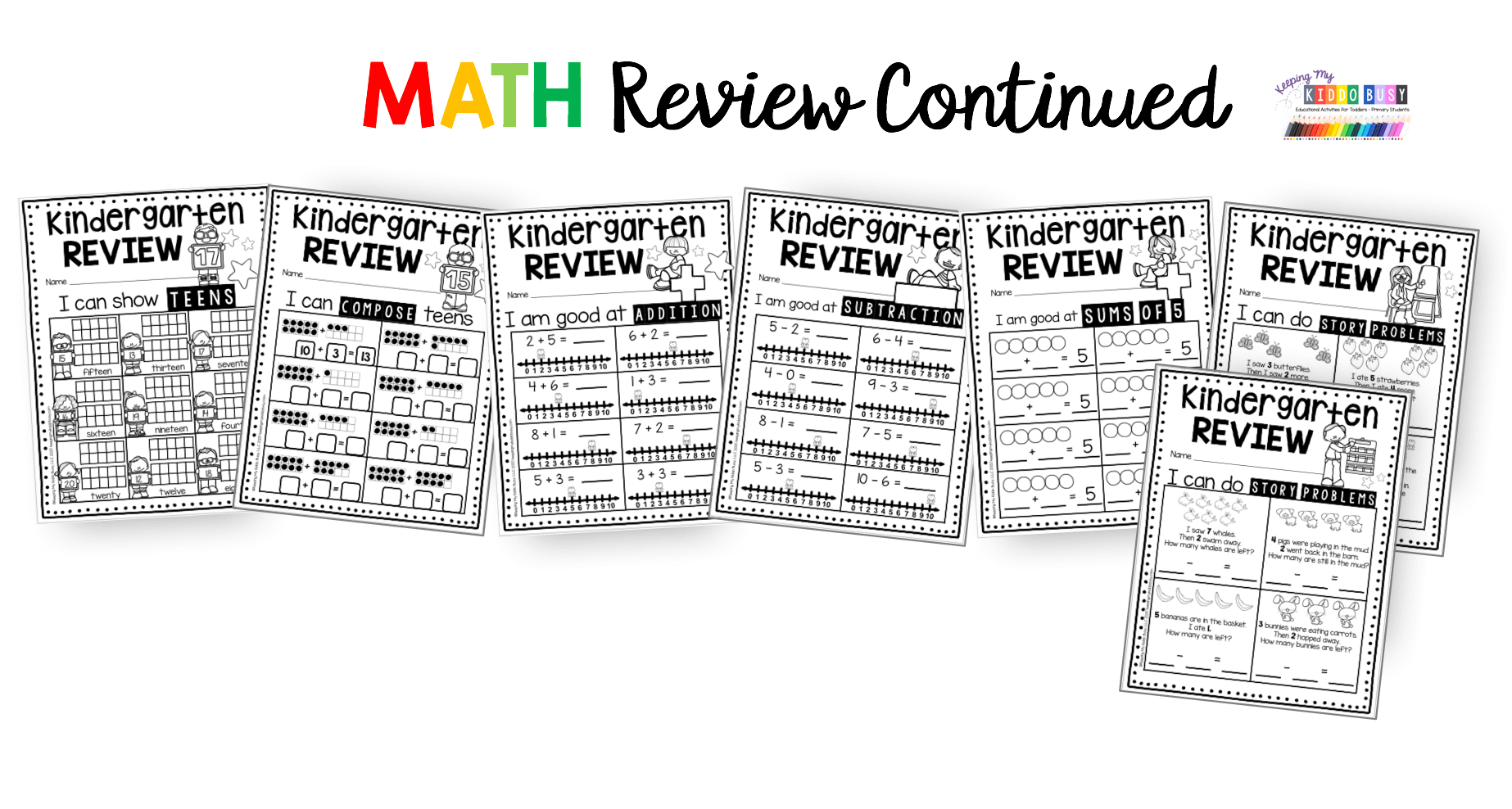 End of the School Year in Kindergarten - FREE PRINTABLES — Keeping My ...