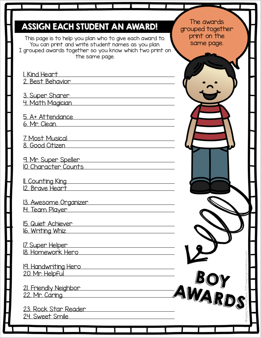 End Of The School Year In Kindergarten FREE PRINTABLES Keeping My