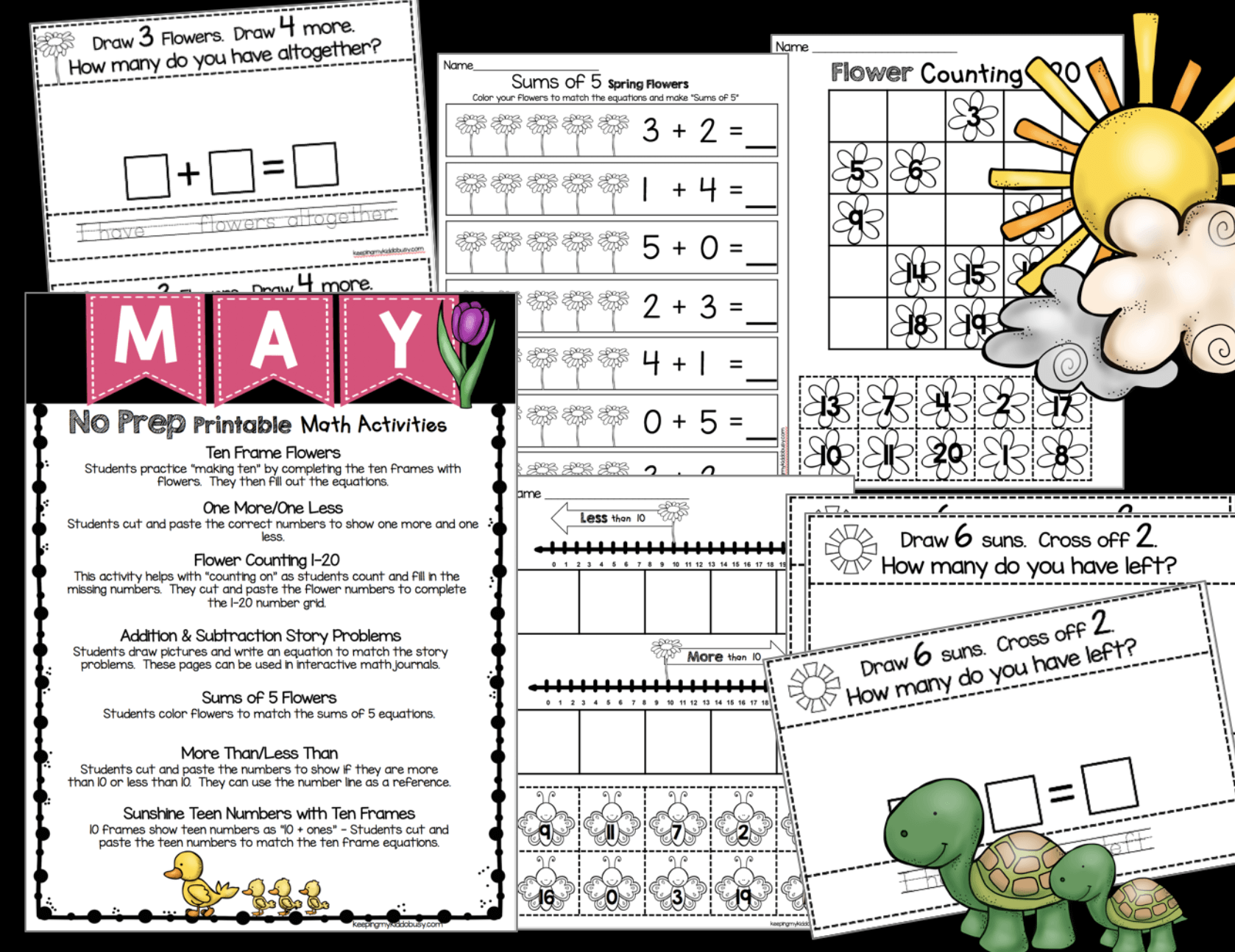 May in Kindergarten - FREEBIES — Keeping My Kiddo Busy