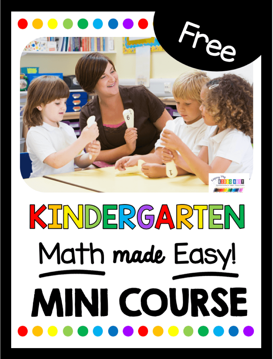 Math Course — Keeping My Kiddo Busy