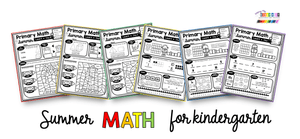 SUMMER Learn at Home Pack for Kindergarten and First Grade — Keeping My ...