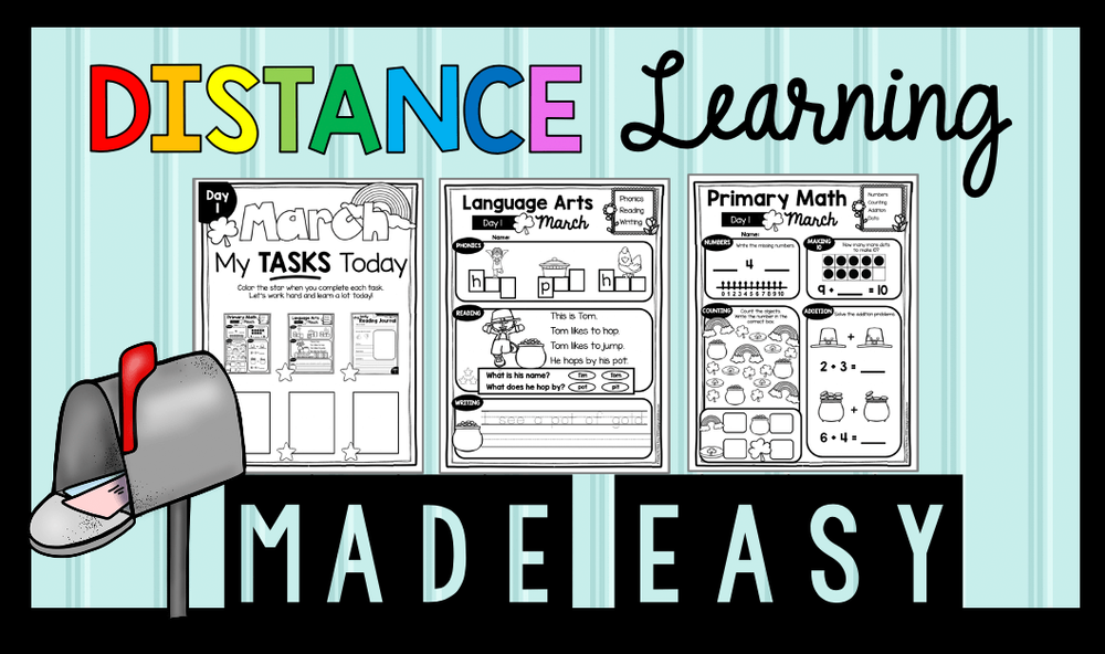 Distance Learning — Keeping My Kiddo Busy