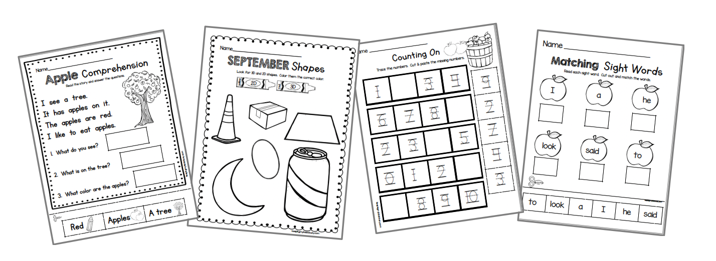 September Week 4 Lesson Round Up — Keeping My Kiddo Busy