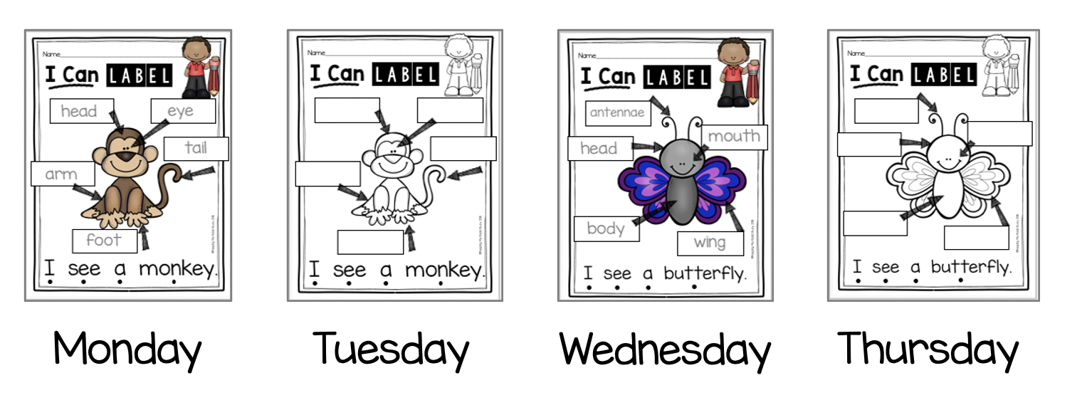 September Week 4 Lesson Round Up — Keeping My Kiddo Busy