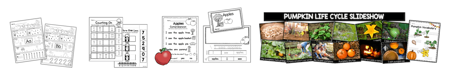 October Week 1 - Free lesson ideas and tips — Keeping My Kiddo Busy