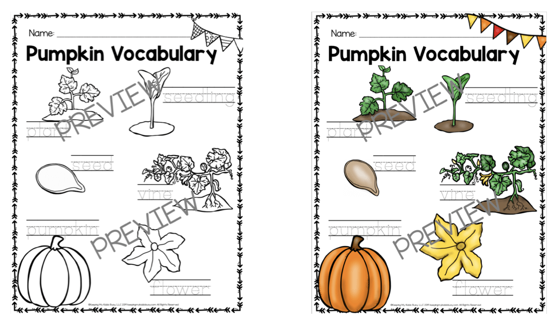 October Week 1 - Free lesson ideas and tips — Keeping My Kiddo Busy