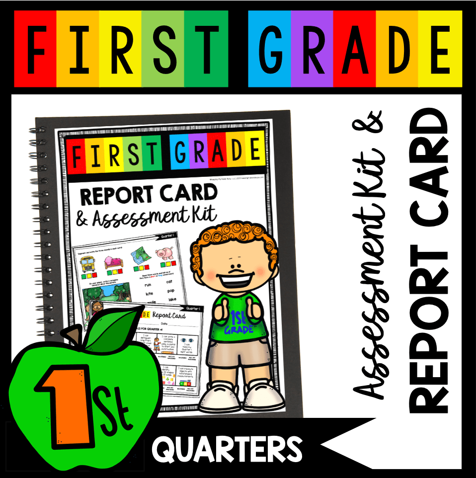 First Grade Report card and Assessment FREEBIE — Keeping My Kiddo Busy