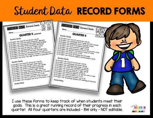 First Grade Report card and Assessment FREEBIE — Keeping My Kiddo Busy