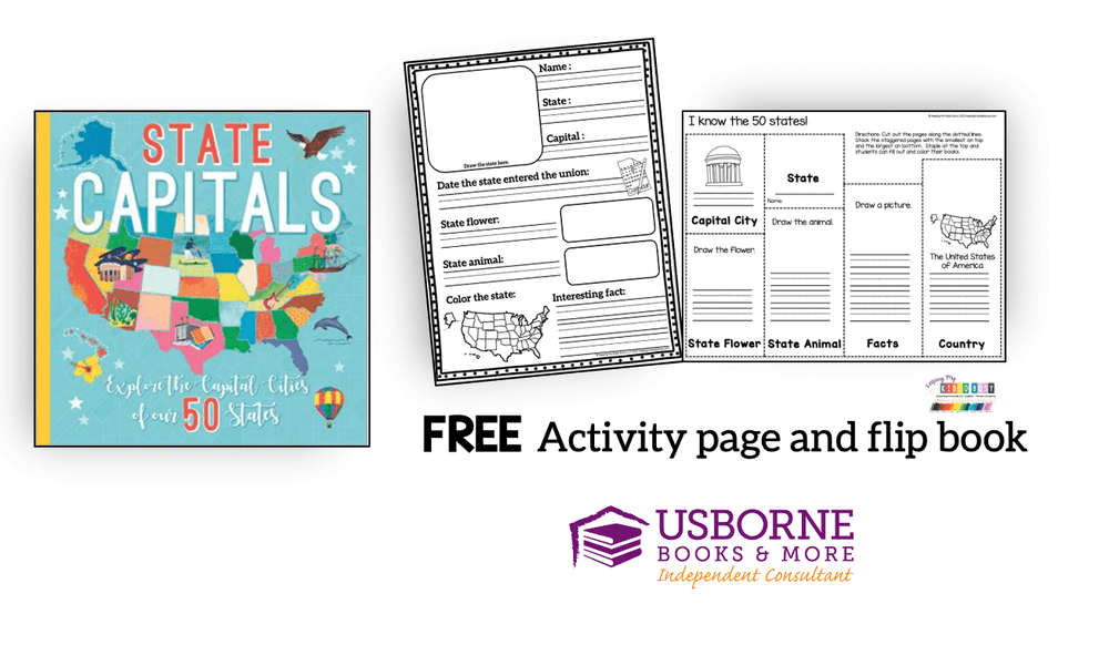 STATE CAPITAL Book Companion — Keeping My Kiddo Busy