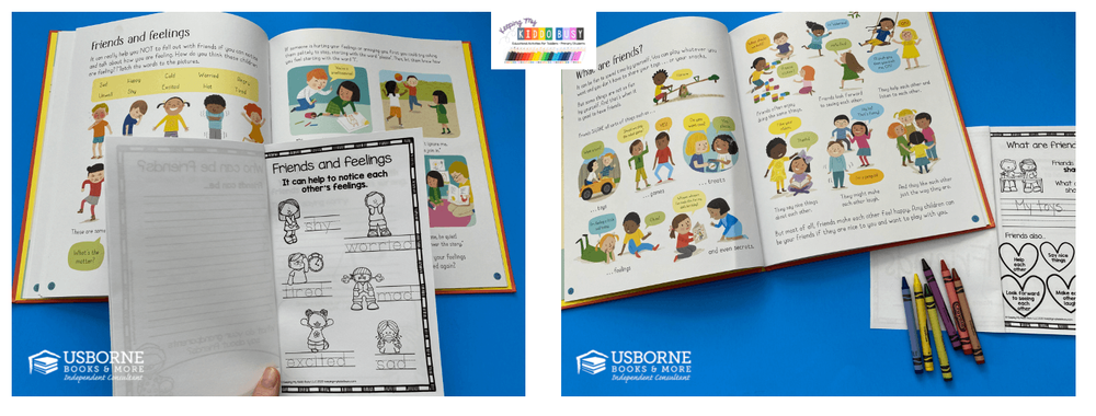 ALL ABOUT FRIENDS Book Companion — Keeping My Kiddo Busy