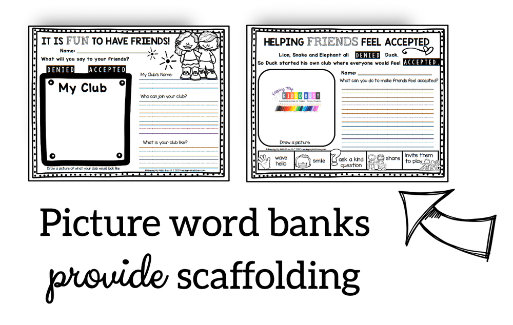 CAN I JOIN YOUR CLUB? Book Companion — Keeping My Kiddo Busy
