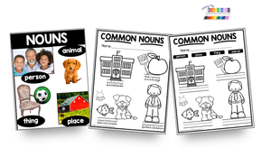 NOUNS Primary Grammar Unit 1 - FREE ACTIVITIES — Keeping My Kiddo Busy
