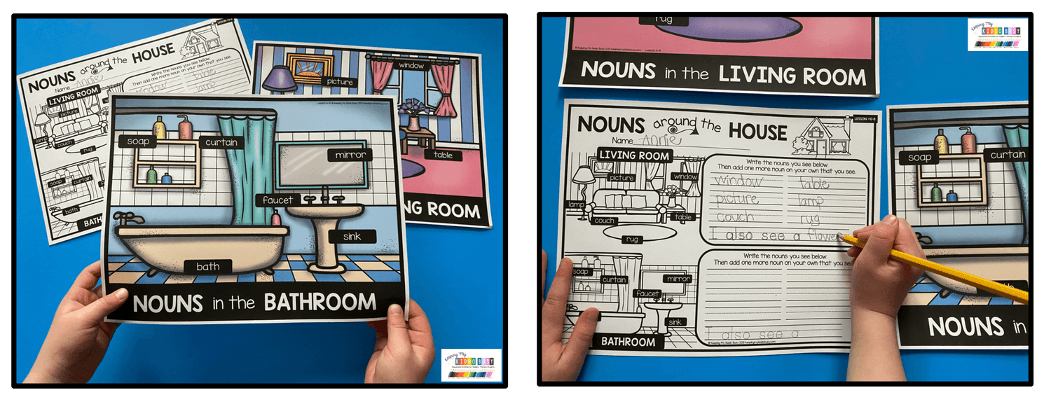 NOUNS Primary Grammar Unit 1 - FREE ACTIVITIES — Keeping My Kiddo Busy