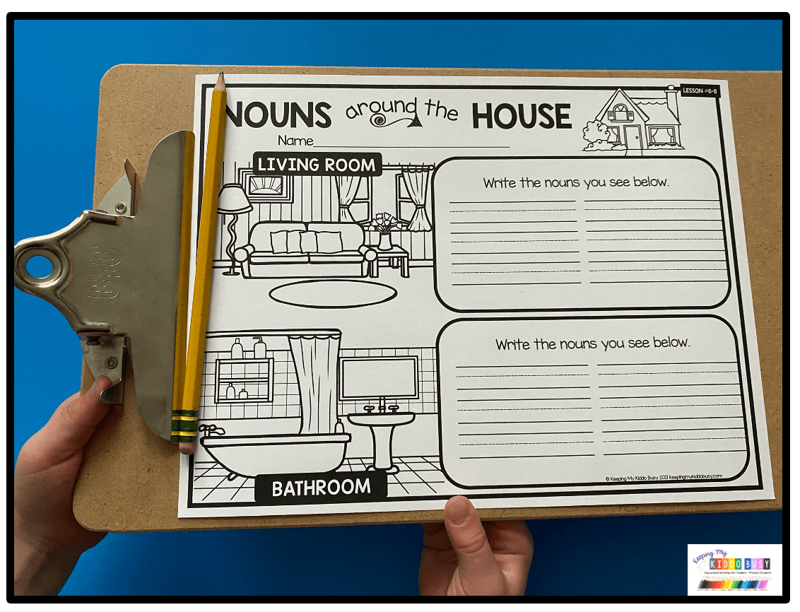 NOUNS Primary Grammar Unit 1 - FREE ACTIVITIES — Keeping My Kiddo Busy