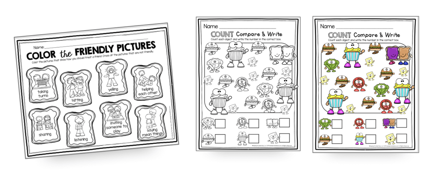 February Week 2 Lessons - Valentine's Day FREEBIES! — Keeping My Kiddo Busy