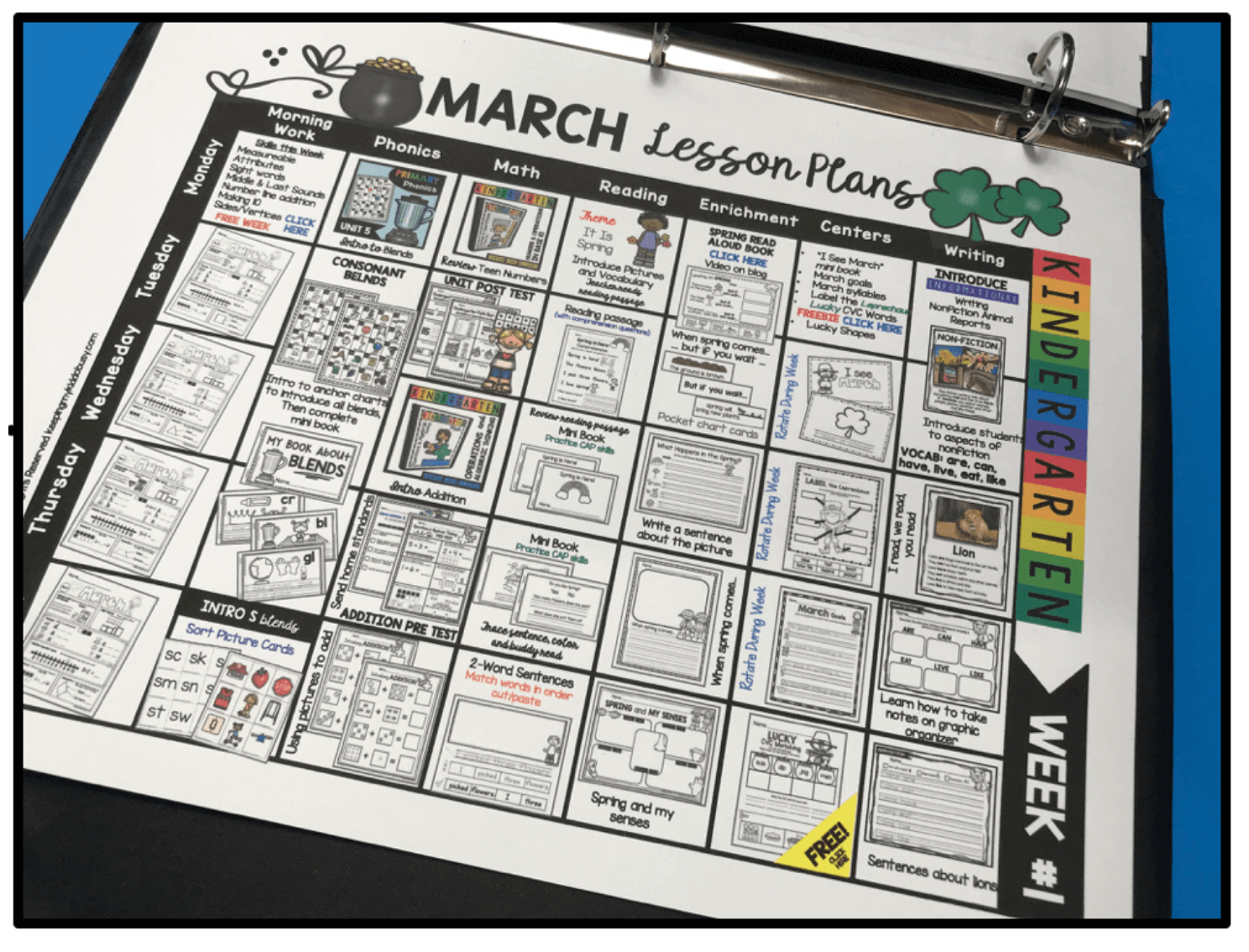 FREE March Math and Literacy Centers — Keeping My Kiddo Busy