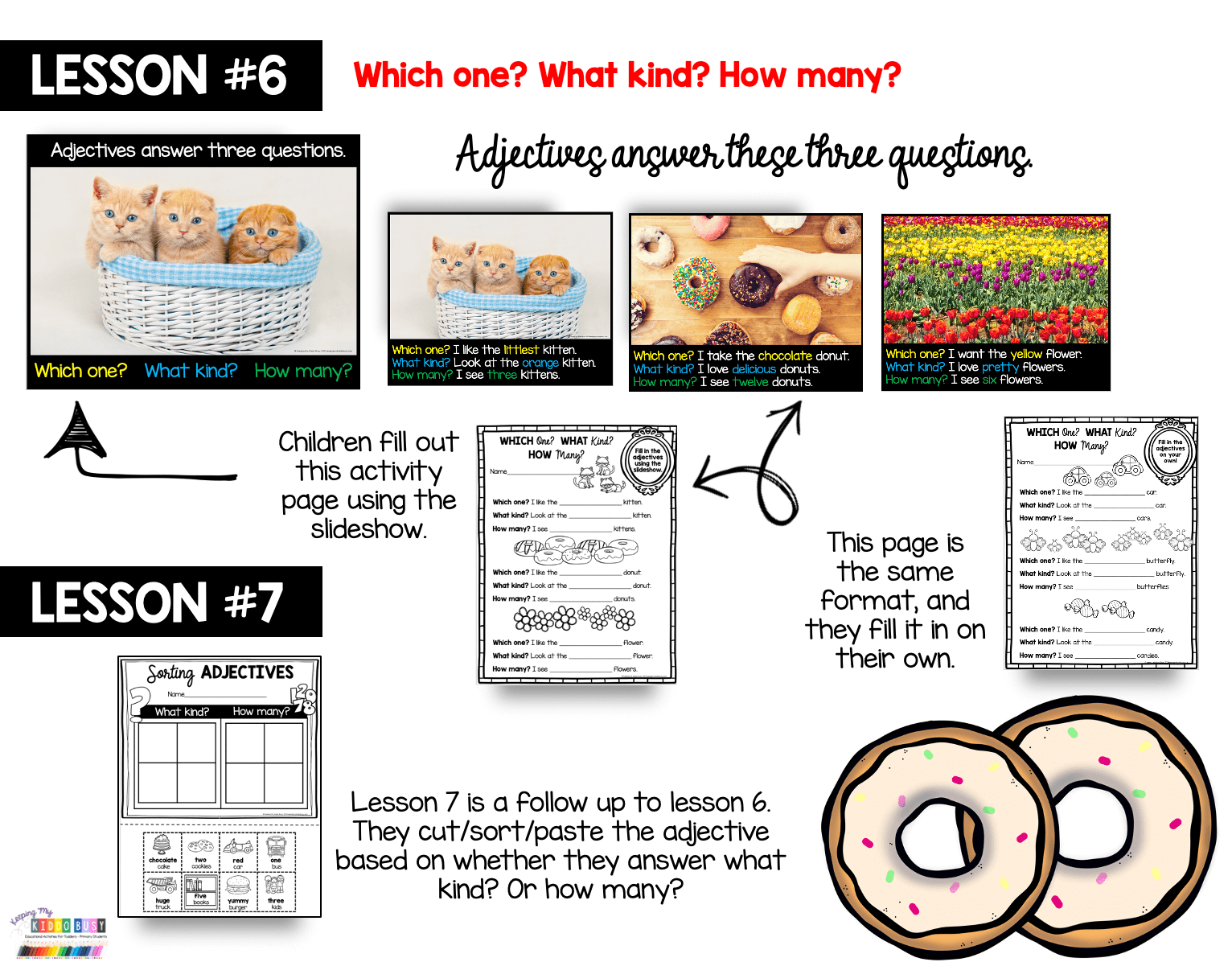 Primary Grammar ADJECTIVES - with free activities! — Keeping My Kiddo Busy