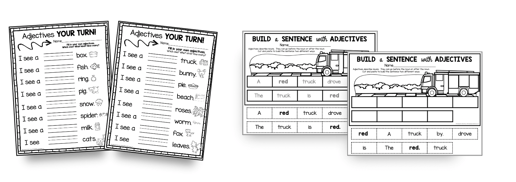 Primary Grammar ADJECTIVES - with free activities! — Keeping My Kiddo Busy