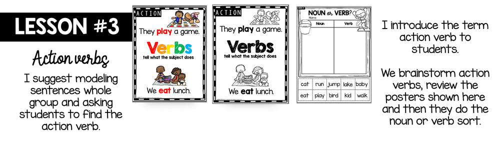 How to teach Verbs - Primary Grammar with FREE activities — Keeping My ...