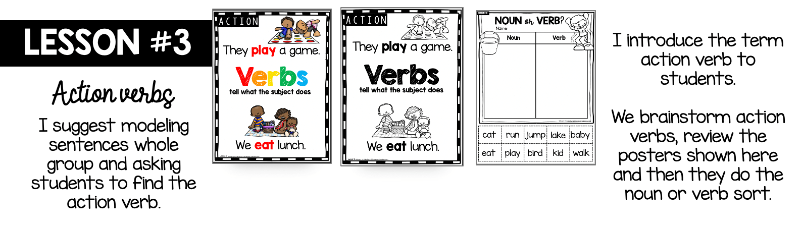 How to teach Verbs - Primary Grammar with FREE activities — Keeping My ...