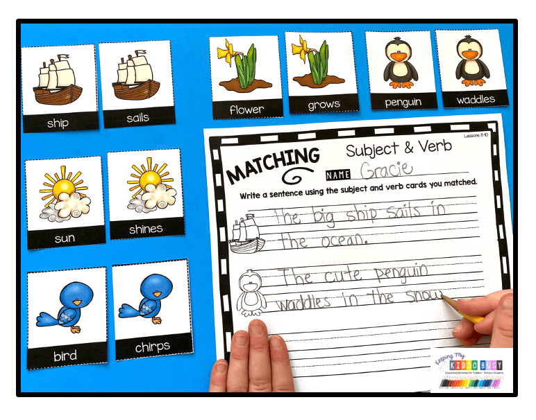 How to teach Verbs - Primary Grammar with FREE activities — Keeping My ...