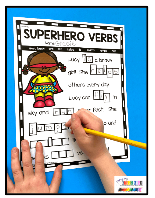 How to teach Verbs - Primary Grammar with FREE activities — Keeping My ...