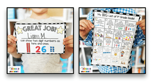First Grade Goals and Awards FREEBIE — Keeping My Kiddo Busy
