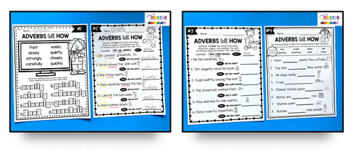 How to teach adverbs - FREE WORKSHEETS — Keeping My Kiddo Busy