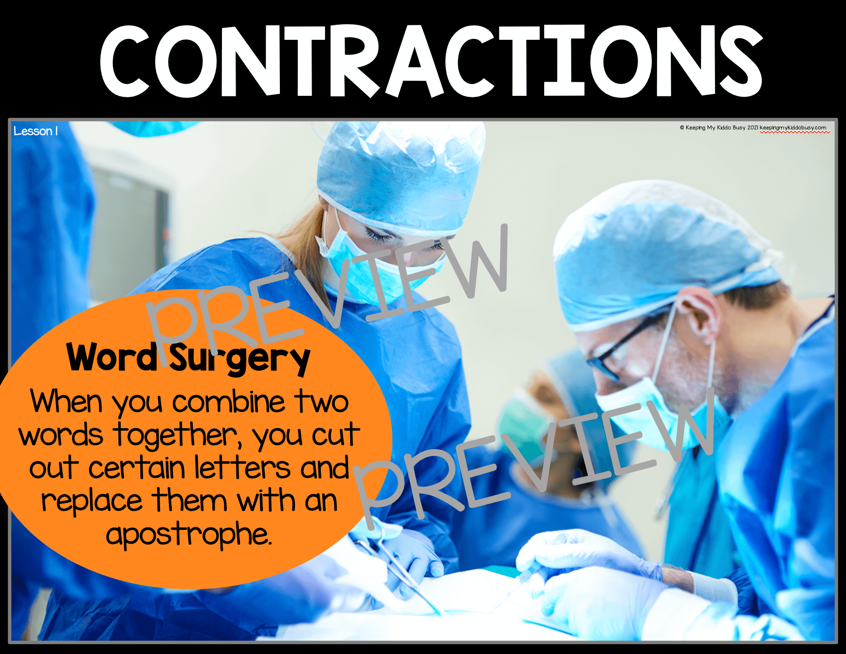 How to Teach Contractions - GRAMMAR FREEBIES — Keeping My Kiddo Busy