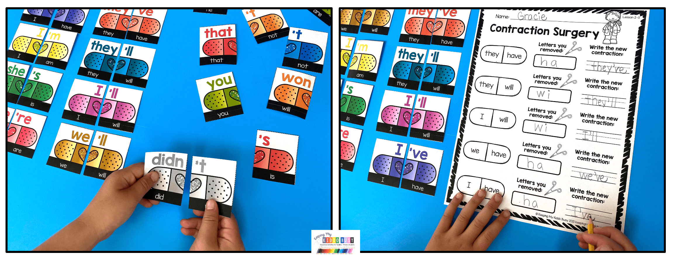 How to Teach Contractions - GRAMMAR FREEBIES — Keeping My Kiddo Busy