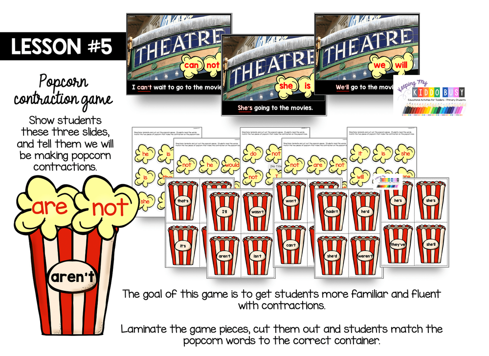 How to Teach Contractions - GRAMMAR FREEBIES — Keeping My Kiddo Busy