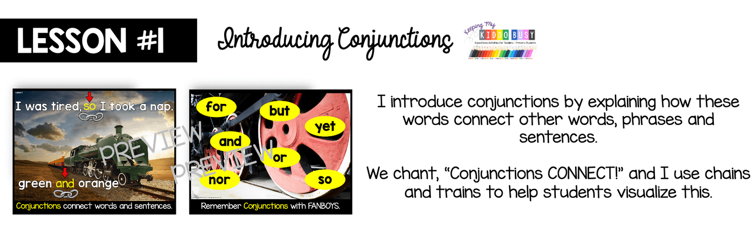 How to teach conjunctions and compound sentences GRAMMAR FREEBIES ...