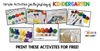 FREE lesson plans for the first day of kindergarten — Keeping My Kiddo Busy