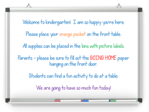FREE lesson plans for the first day of kindergarten — Keeping My Kiddo Busy