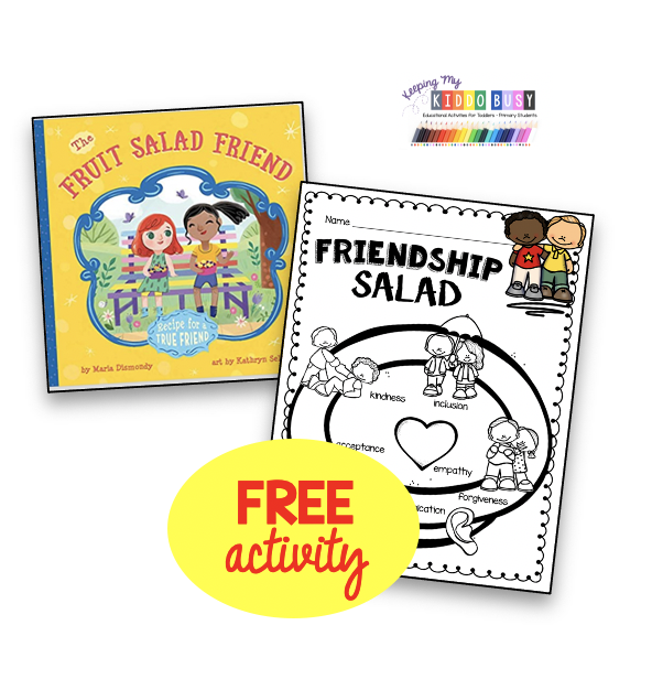 FREE lesson plans for the first day of kindergarten — Keeping My Kiddo Busy