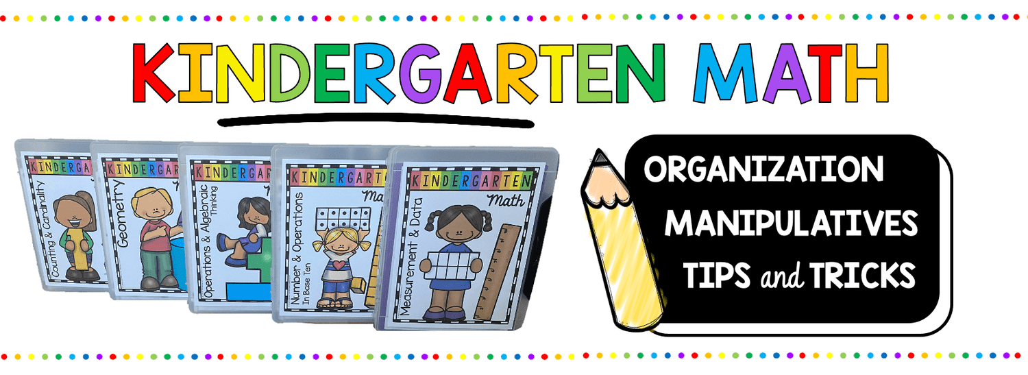 How to organize your kindergarten math units - FREE POSTERS — Keeping ...
