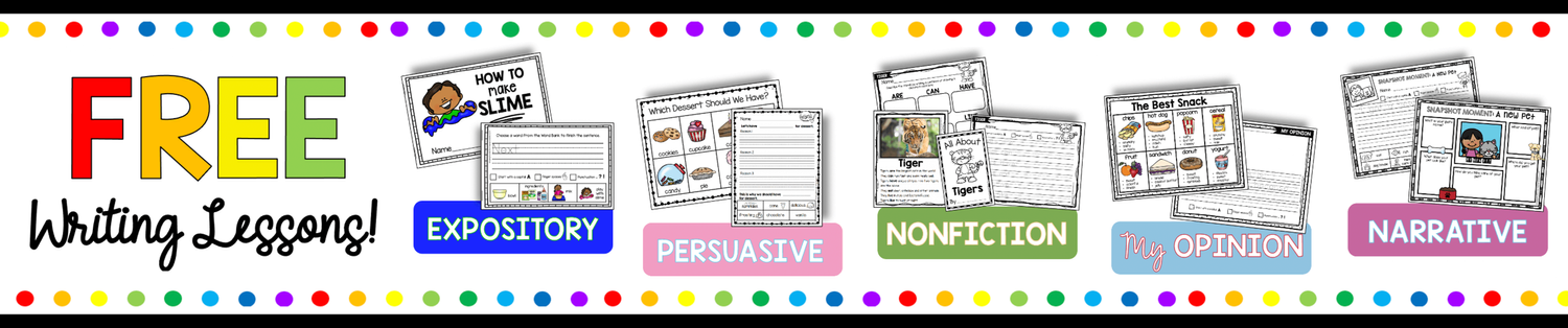Narrative Writing - FREEBIE — Keeping My Kiddo Busy