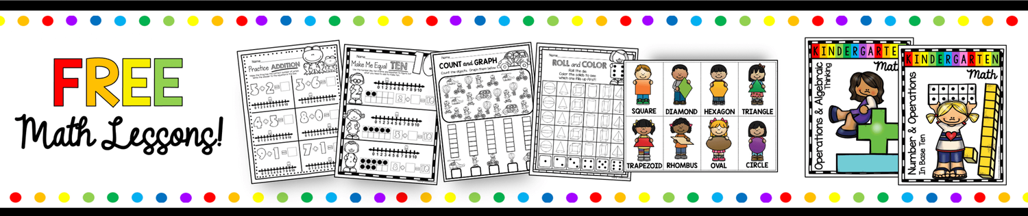 Measurement and Data Kindergarten Math Unit - FREEBIES — Keeping My ...