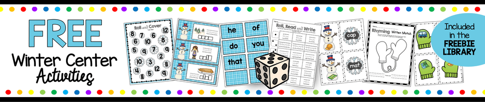 January No Prep Math & Literacy Pack - FREEBIES — Keeping My Kiddo Busy
