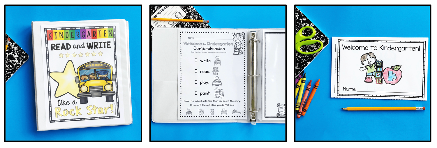 Reading and Writing - Back to School in Kindergarten - FREE Week ...