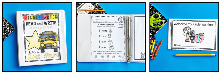 Reading and Writing - Back to School in Kindergarten - FREE Week ...