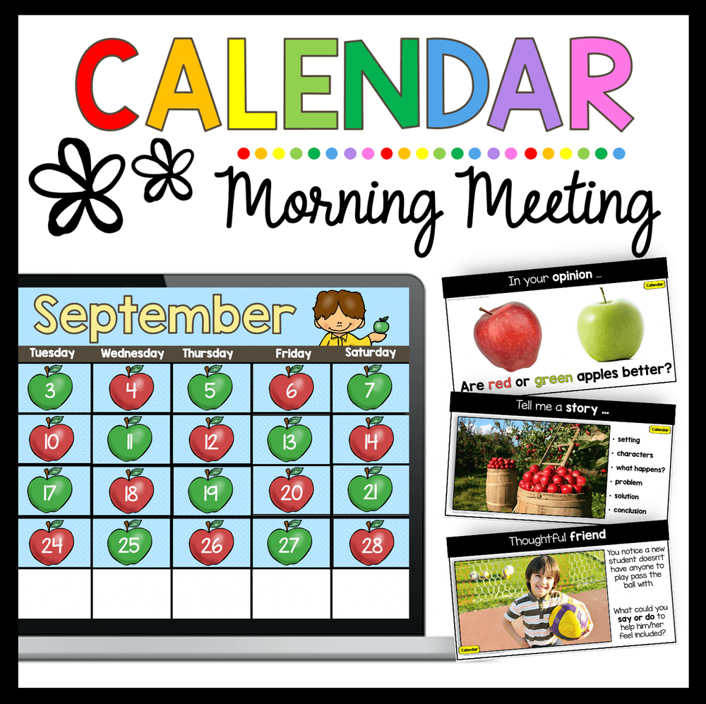 Calendar Time — Keeping My Kiddo Busy
