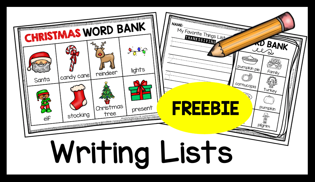 DECEMBER — Keeping My Kiddo Busy