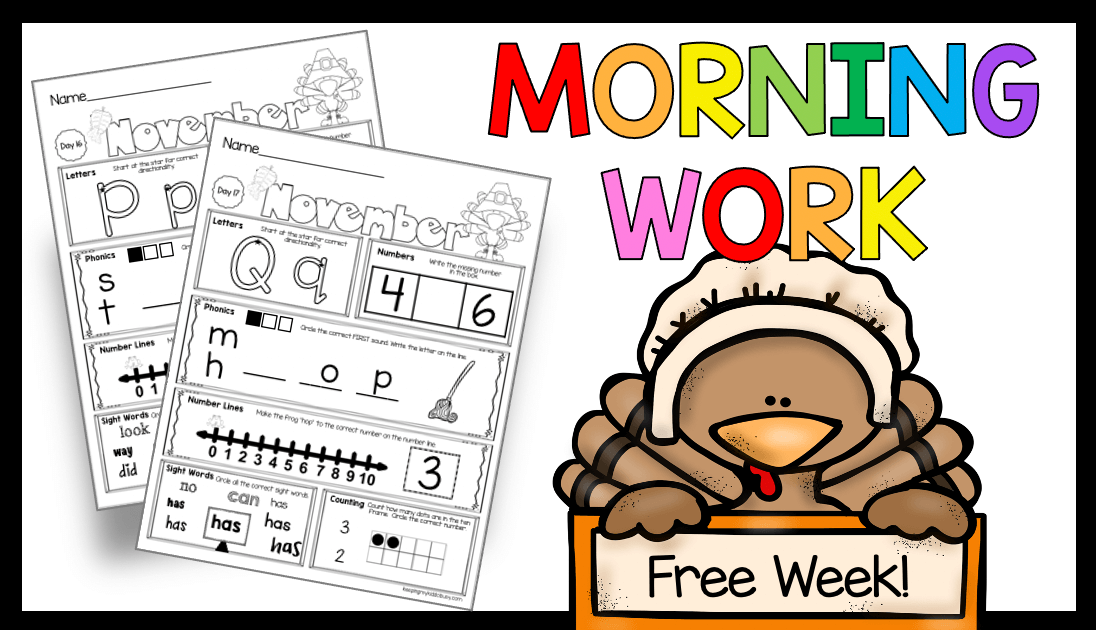 NOVEMBER — Keeping My Kiddo Busy