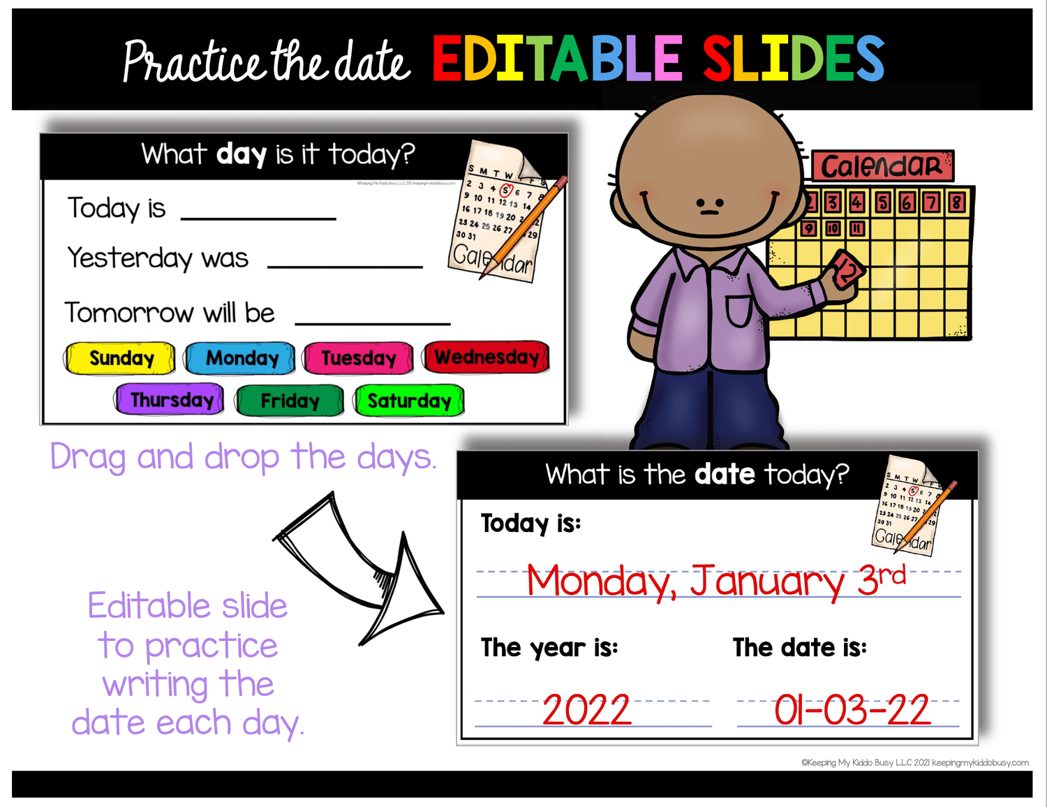 January Calendar Time in Kindergarten — Keeping My Kiddo Busy