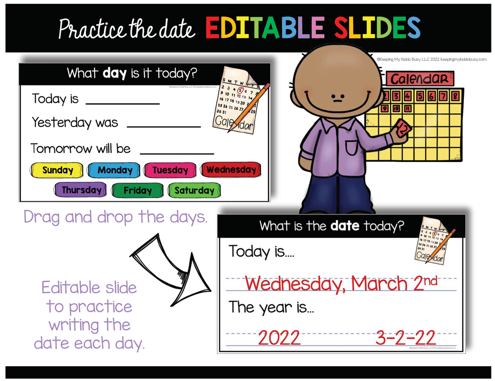 March Calendar Time in Kindergarten — Keeping My Kiddo Busy