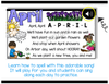 April Calendar and Morning Meeting in Kindergarten — Keeping My Kiddo Busy